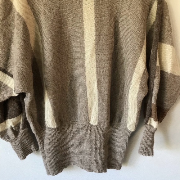 Peruvian Connection | Sweaters | Peruvian Connection Alpaca Brown Cream ...